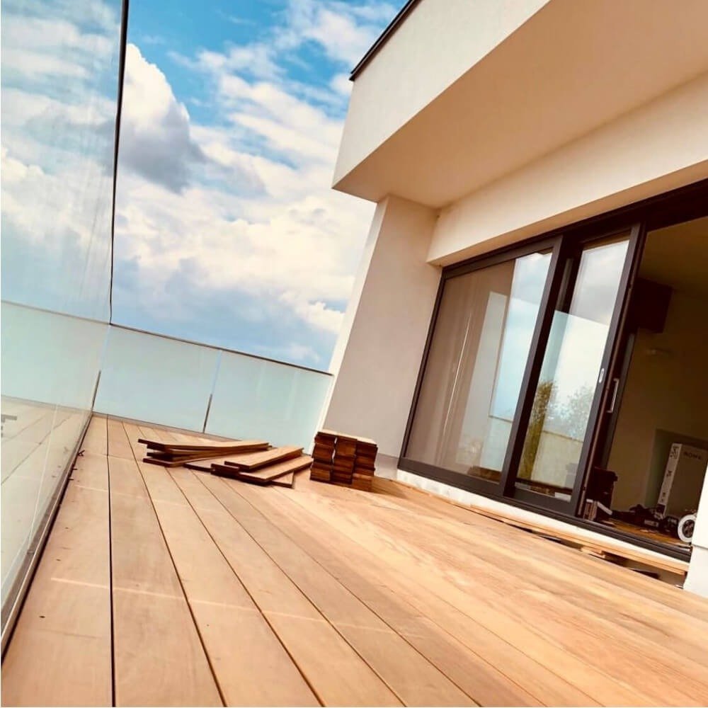Deck de Madeira Garapa Extra 9x2,5 cm - Macal Madeiras | MadeiraMadeira