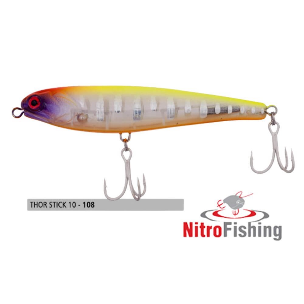 Isca Artificial Nitro Fishing Thor Stick 100 - 108 | MadeiraMadeira