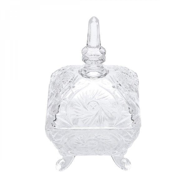 Bomboniere de Cristal Dragon 17,2cmx10,3cm Lyor | MadeiraMadeira