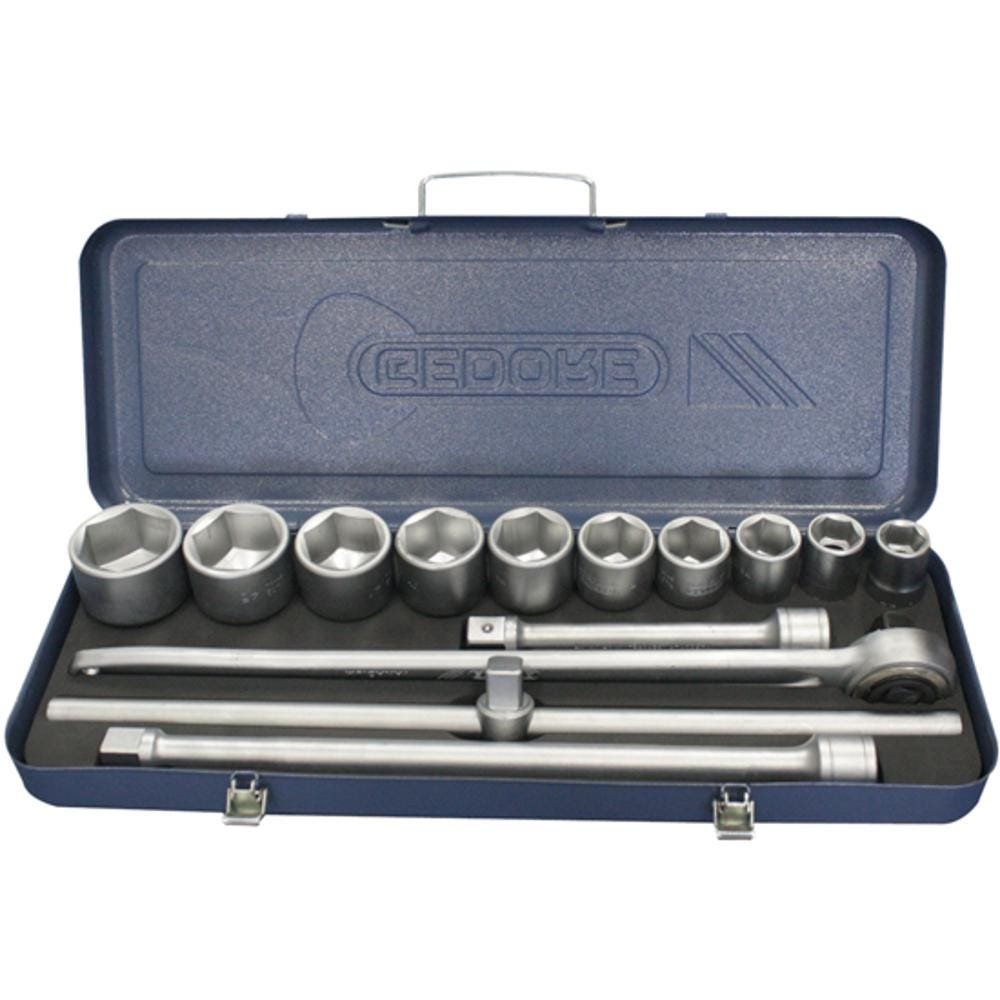 Jogo De Soquete Sextavado Com Encaixe 3/4 De 22 A 50 Mm Gedore-32emz | MadeiraMadeira