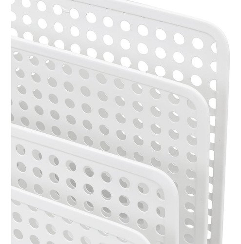 Porta Documentos De Mesa - Importado - Metal Branco - Oikos ...