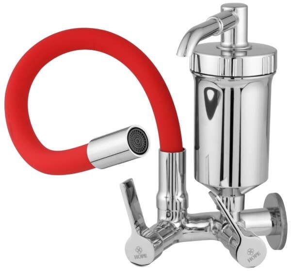 TORNEIRA COM FILTRO GOURMET DE PAREDE LUXO 2167 - SILICONE VERMELHO ...