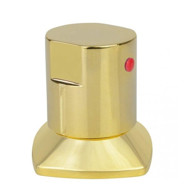 Acabamento Para Registro Água Quente Dourado Ducon Metais | MadeiraMadeira