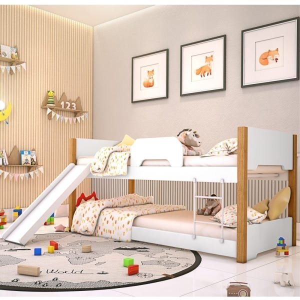 Beliche Infantil Mini Bella com Escorregador | MadeiraMadeira
