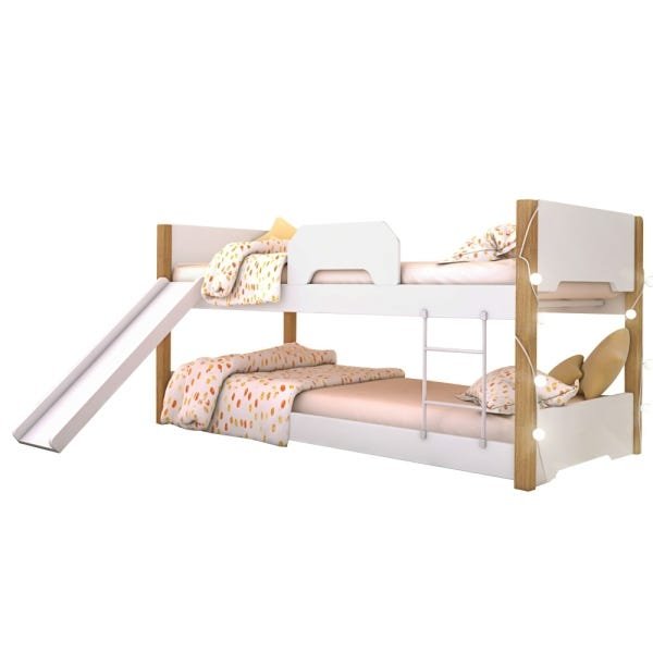Beliche Mini Infantil Bella com Escorregador e Bolinhas LED ...