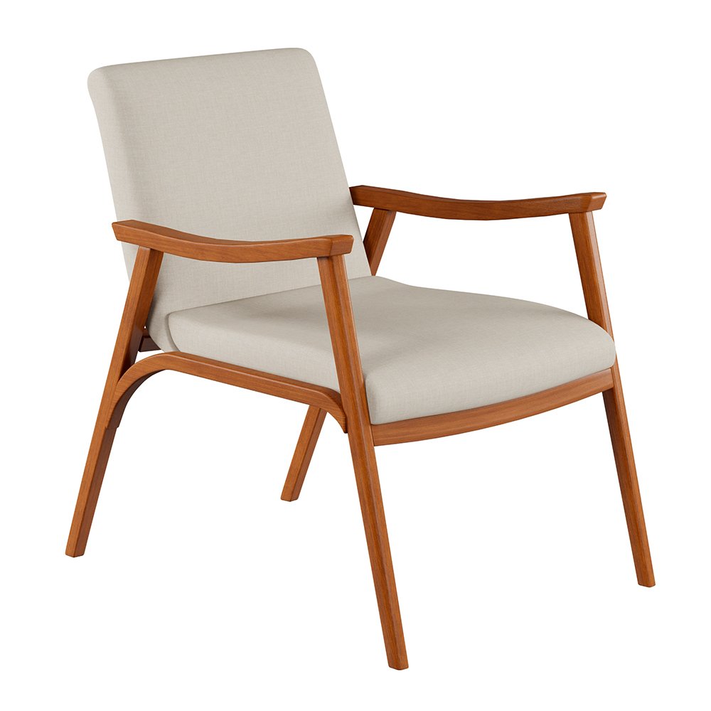 Poltrona Coriun Linho Areia | MadeiraMadeira