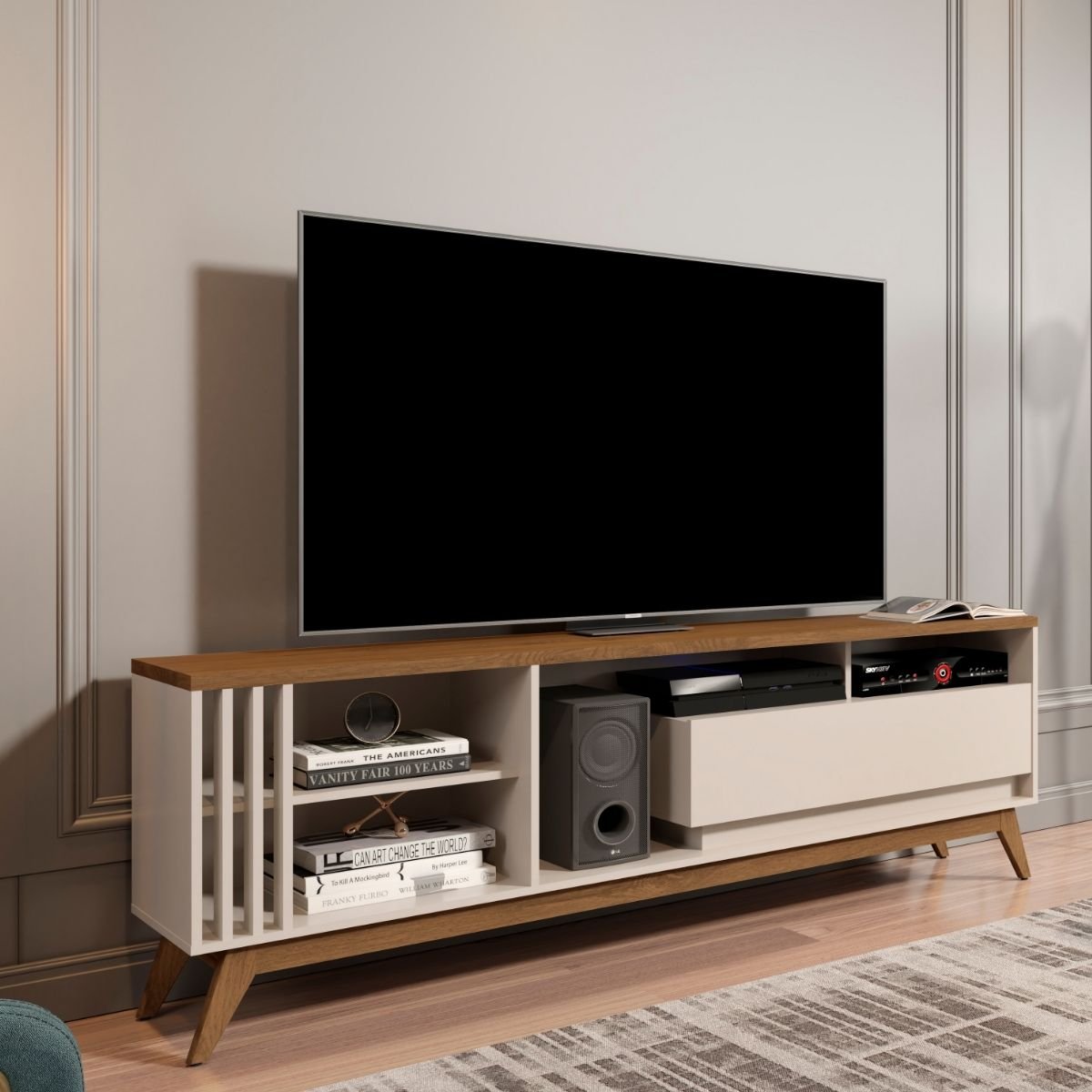 Rack para Sala Televisão até 65 Polegadas - Mod.2013 | MadeiraMadeira