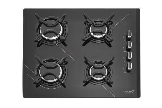 Cooktop Sevilha de 4 Bocas Tc Vidro Bivolt - Cata | MadeiraMadeira