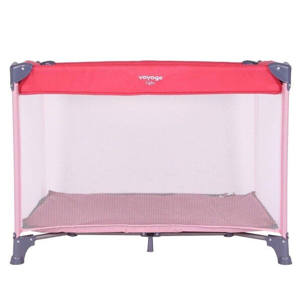 Berço para Bebê Até 15 Kg Light Rosa Voyage | MadeiraMadeira