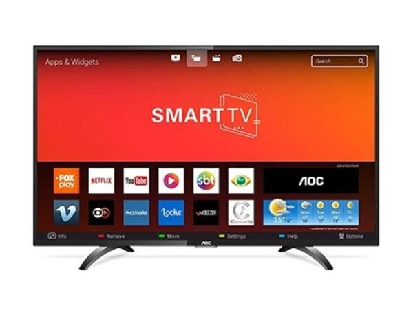 TV 32 Polegadas Aoc LED Smart Wifi Hd HDMI 32S5295 | MadeiraMadeira