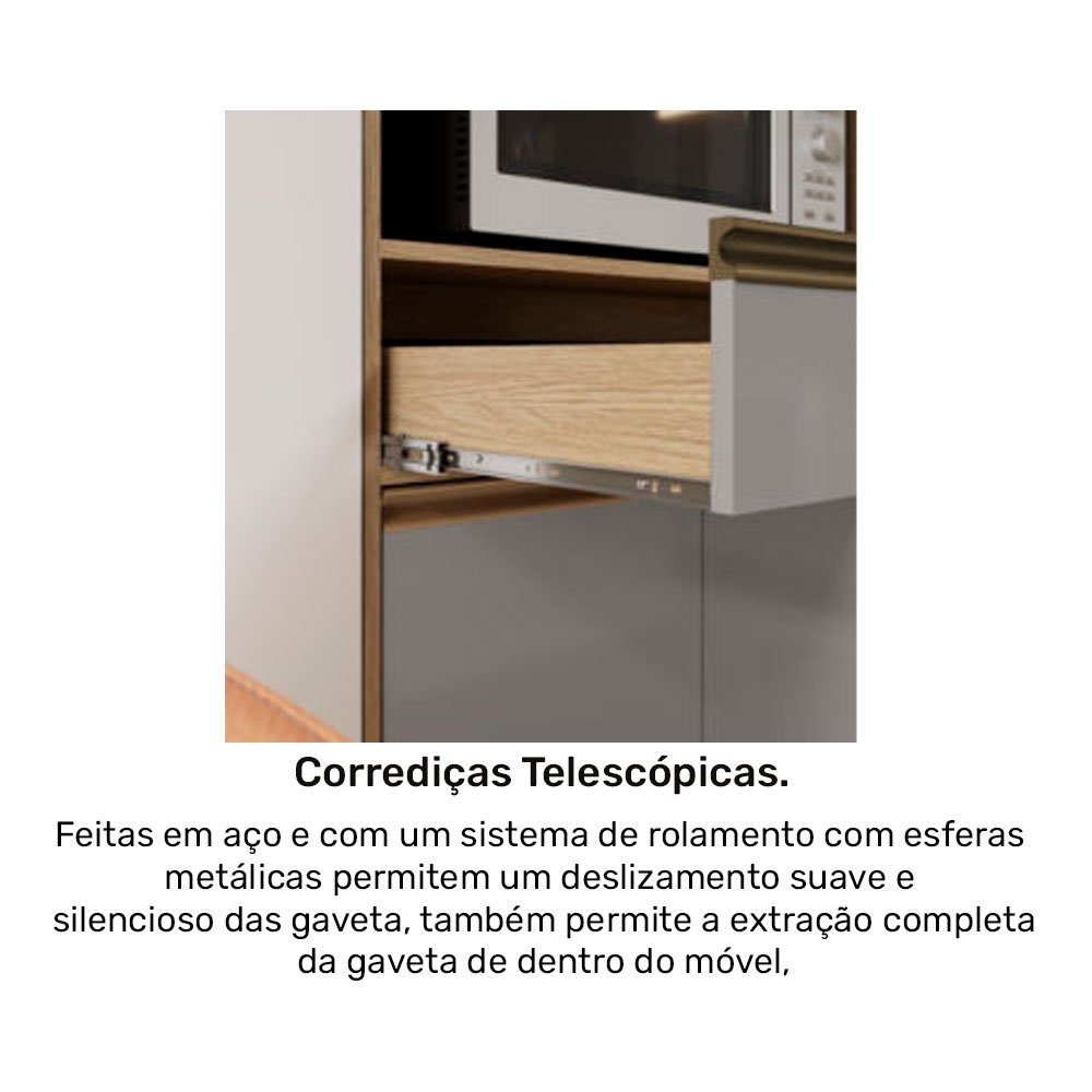 Armário de Cozinha Porta Temperos Condimentos 20x53 cm 100% MDF Vitória Rimo Branco ii Móveis ...