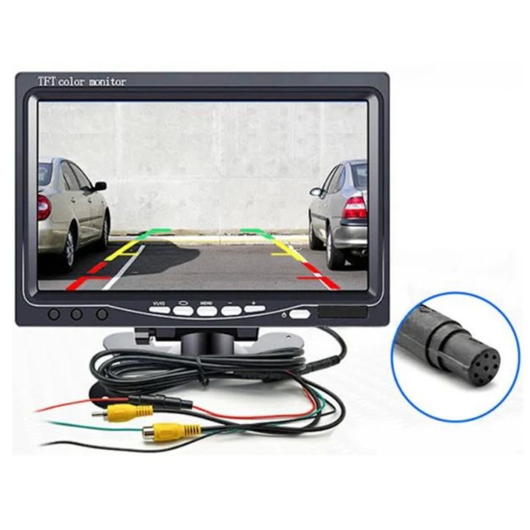 Monitor Tela LCD 7 Polegadas Colorido Veicular Roadstar RS-730BR M Plus ...