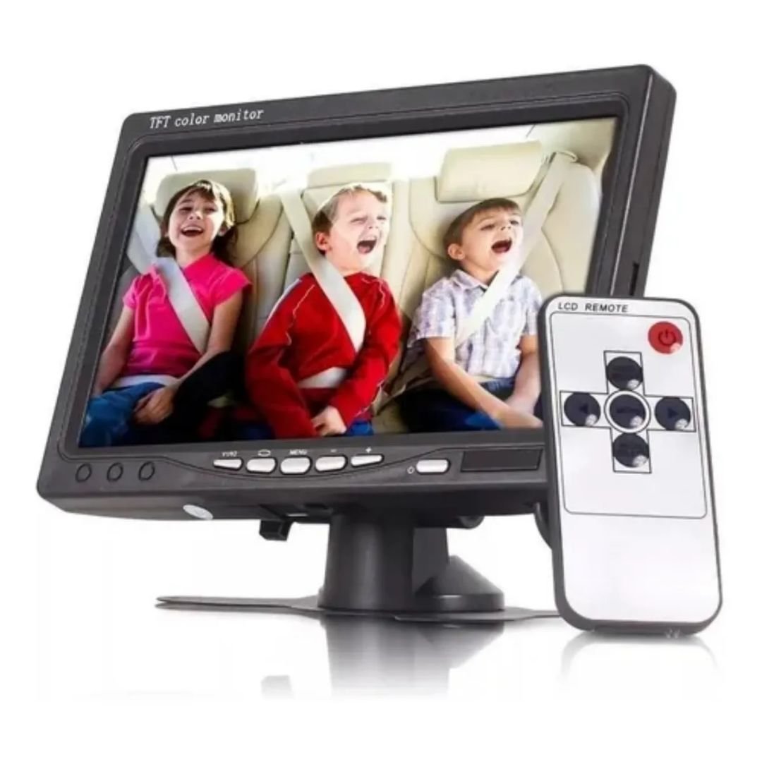 Monitor Tela LCD 7 Polegadas Colorido Veicular Roadstar RS-730BR M Plus ...