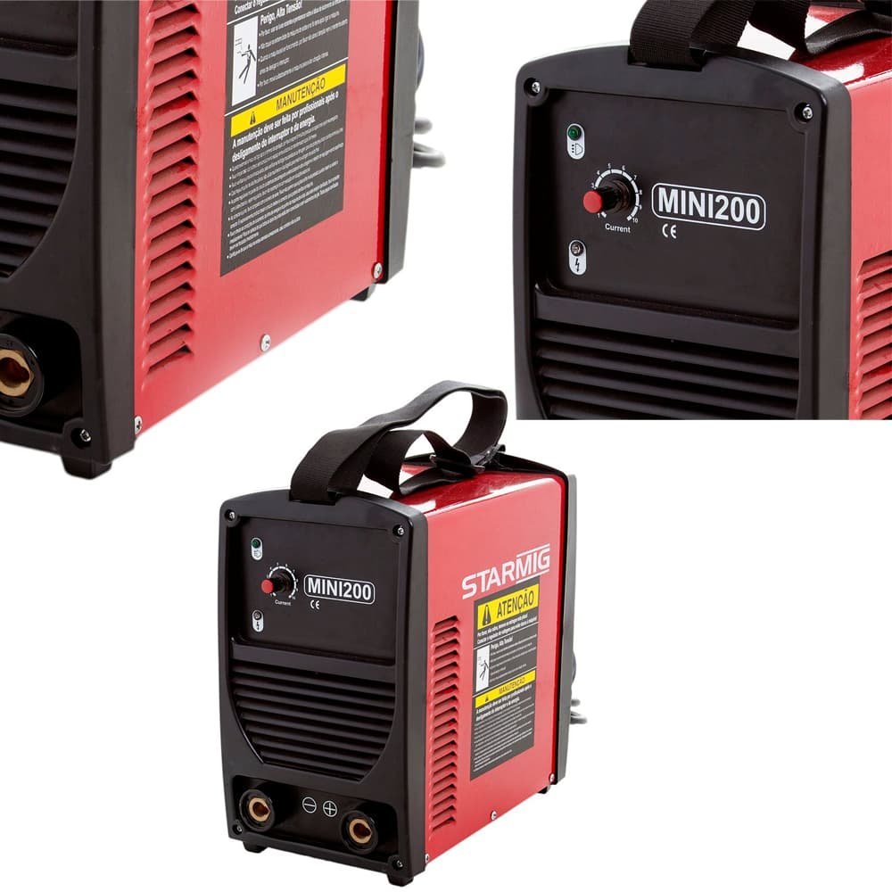 Máquina De Solda Inversora 200A 220V Mini200 - Starmig | MadeiraMadeira