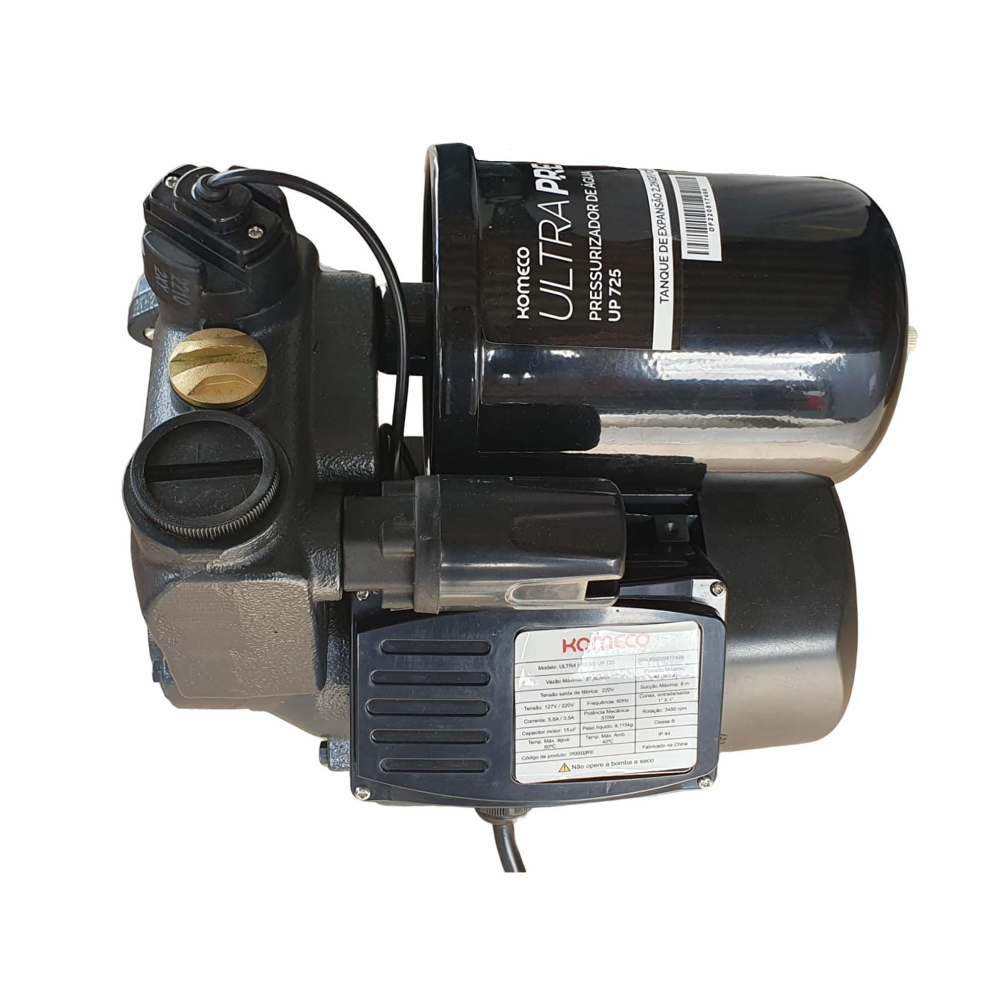 Bomba pressurizadora Ultra Press UP 725 1/2Cv Komeco Bomba Ultra Press ...