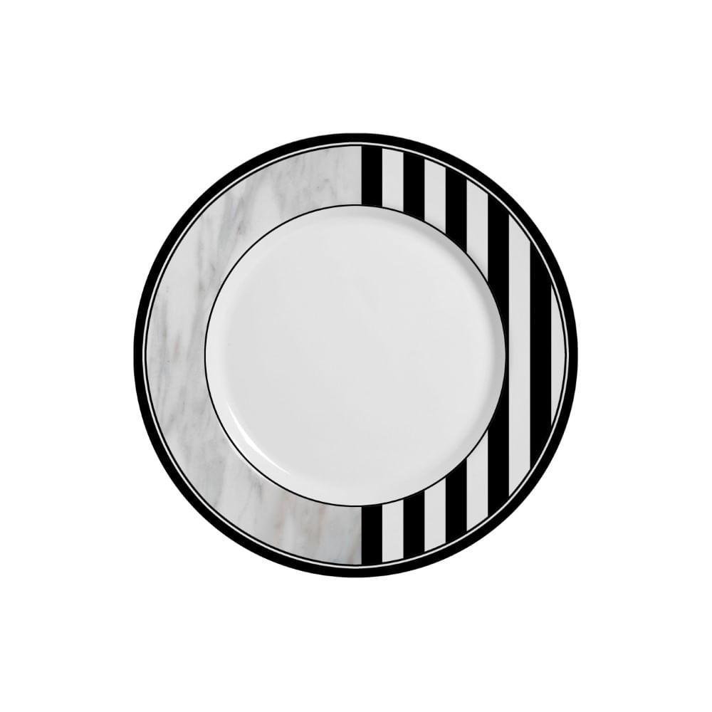 Jogo com 06 Pratos para Sobremesa Gallery | MadeiraMadeira