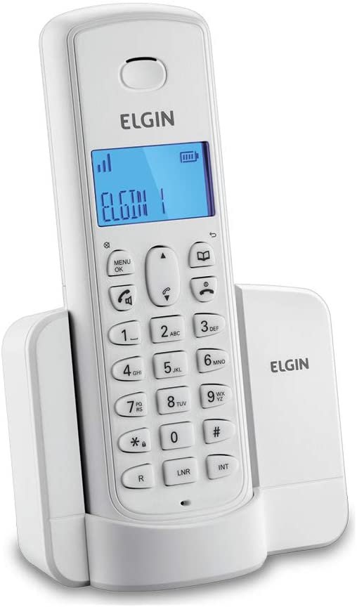 Telefone sem Fio Tsf 8001 Branco Elgin | MadeiraMadeira