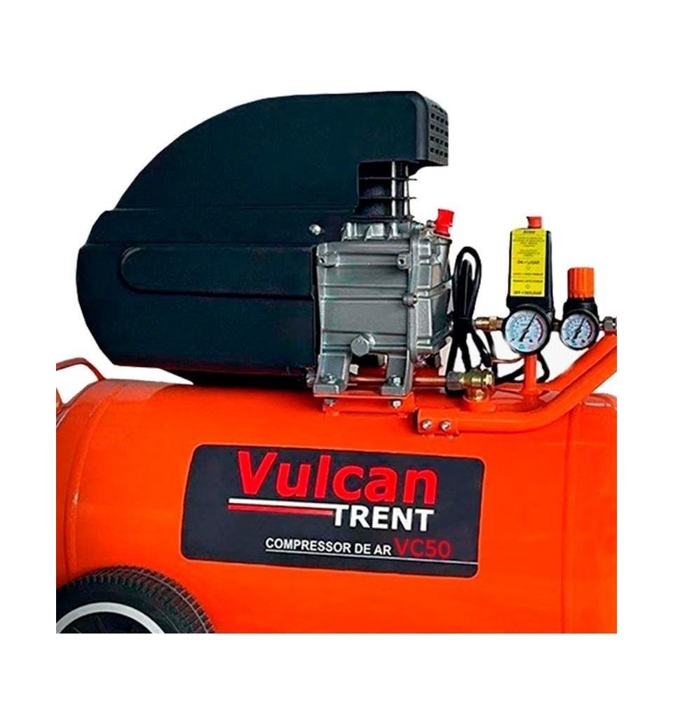Compressor De Ar Elétrico Portátil Vulcan Trent Vc50 Laranja 127v 60hz ...