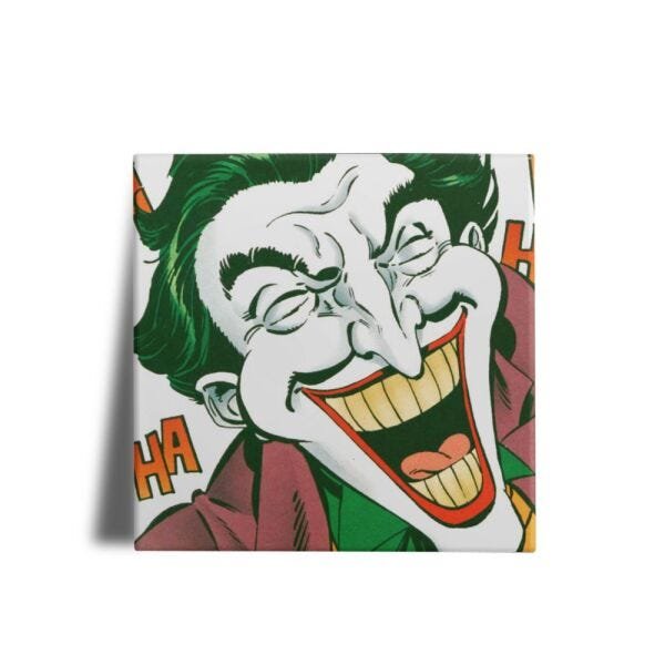 Quadro Decorativo Curinga Cabelo Verde | MadeiraMadeira