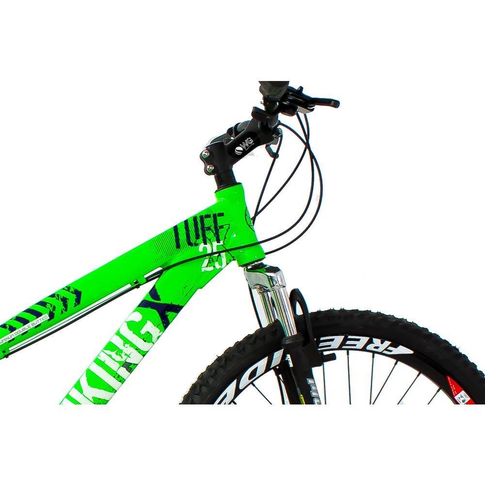Bicicleta TUFF25 Freeride Aro 26 Verde Neon 21V VikingX | MadeiraMadeira