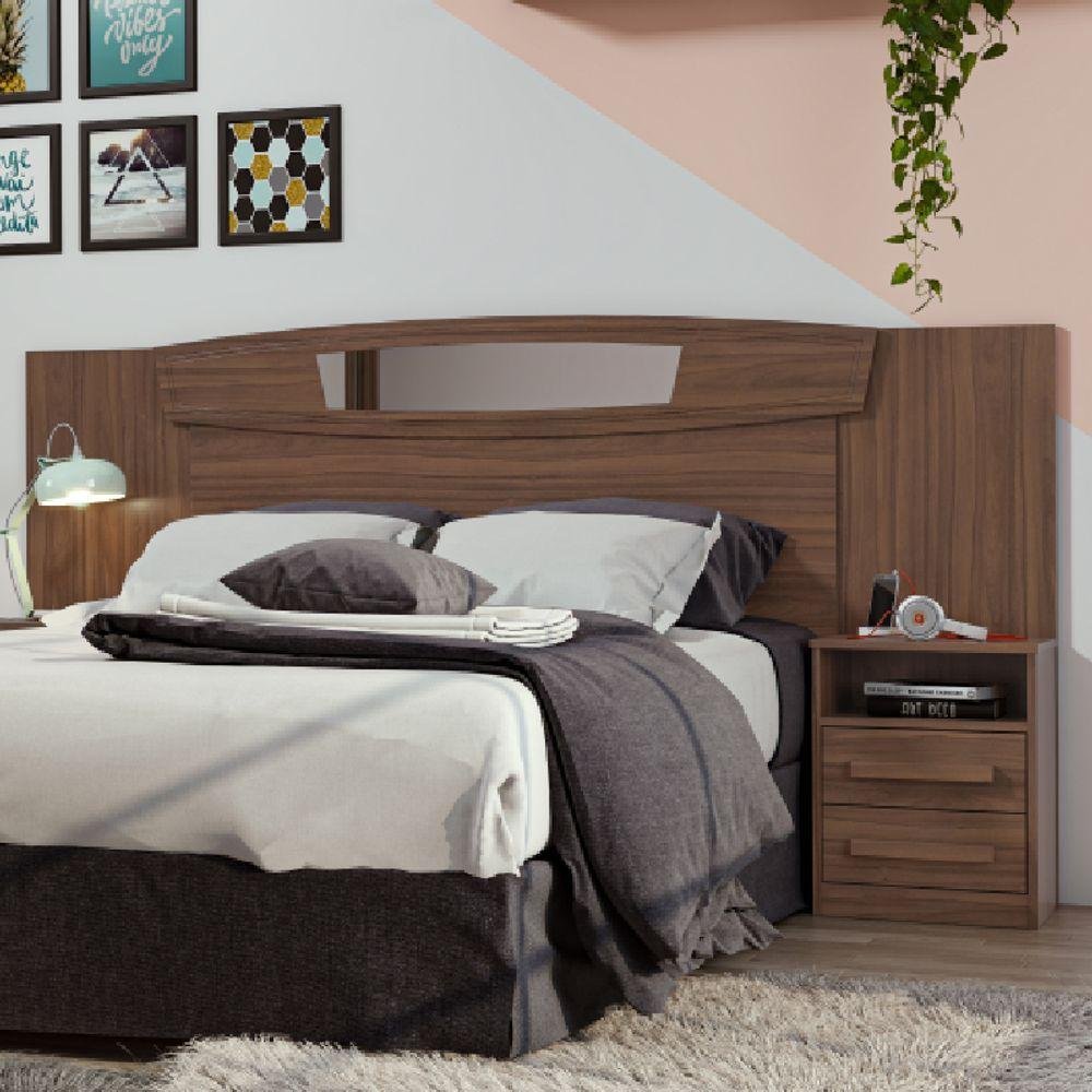 Cabeceira Para Box Casal/queen Novitá Lopas Imbuia | MadeiraMadeira