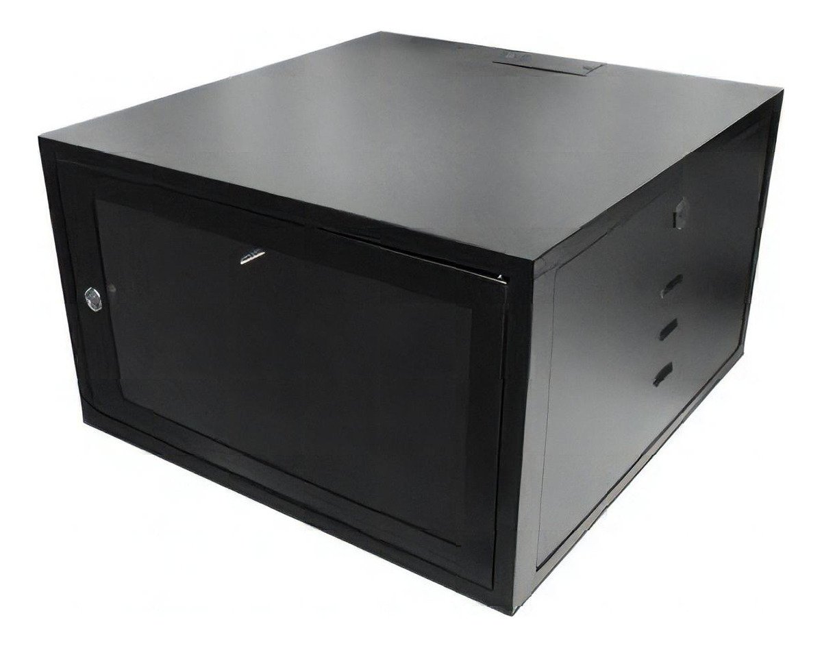 Mini Rack 19 Pol. 06u 400mm Preto 5660 Max | MadeiraMadeira
