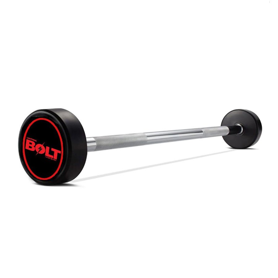Barra Montada Reta Rubber Lightning Bolt - 50Kg | MadeiraMadeira