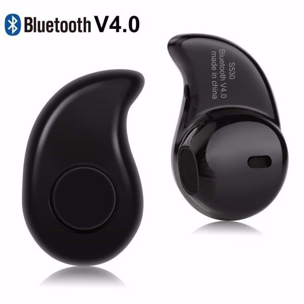 Mini Fone de Ouvido Sem Fio Bluetooth V4.0 Micro Menor Do Mundo - Preto ...