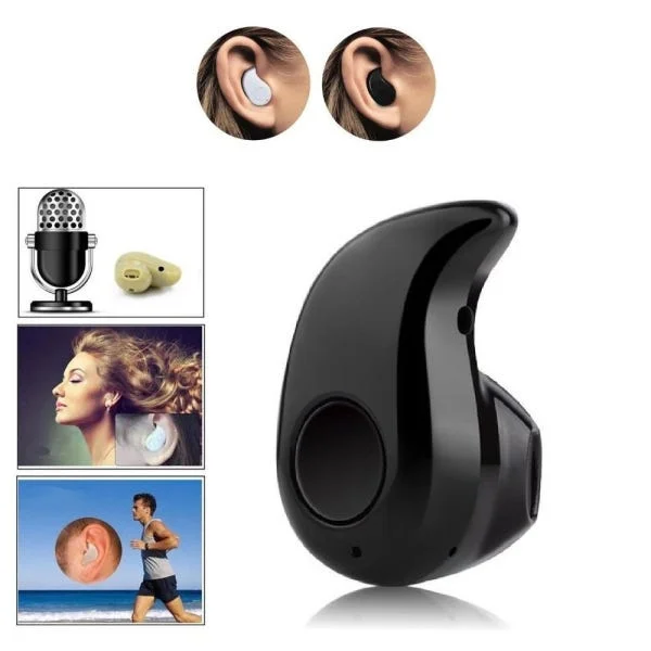 Mini Fone de Ouvido Sem Fio Bluetooth V4.0 Micro Menor Do Mundo - Preto ...