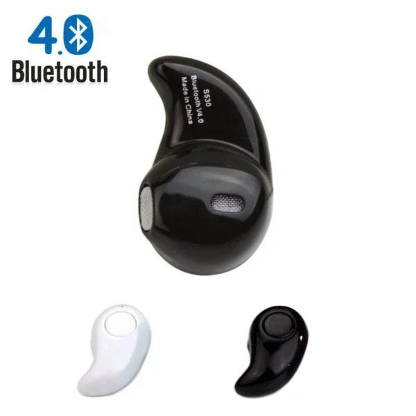 Mini Fone de Ouvido Sem Fio Bluetooth V4.0 Micro Menor Do Mundo - Preto ...
