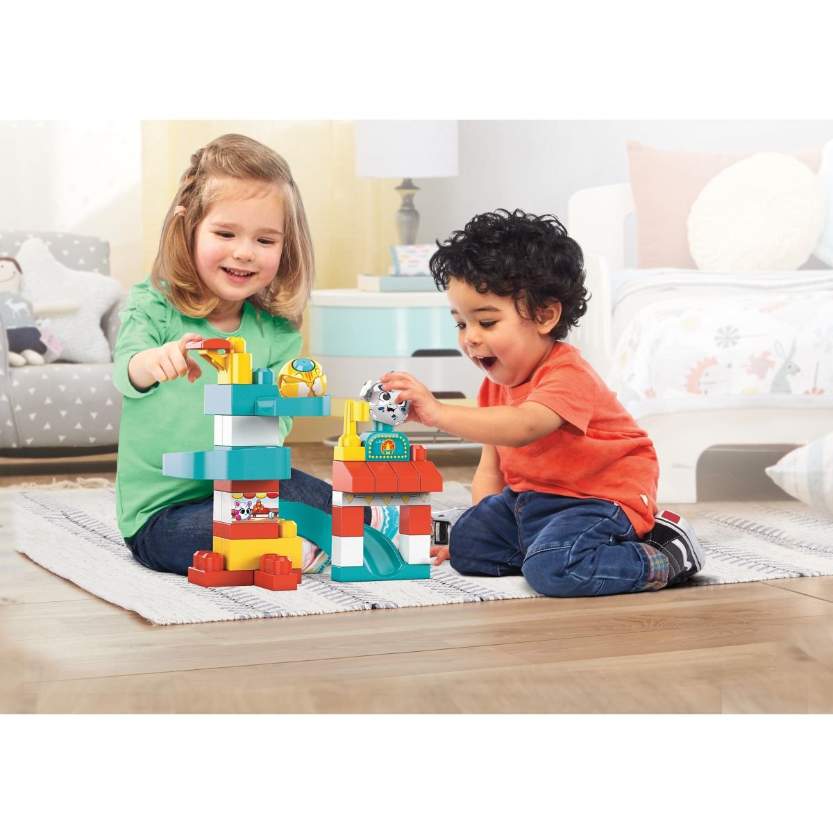Mega Bloks Peek a Blocks Set Grande Mattel | MadeiraMadeira