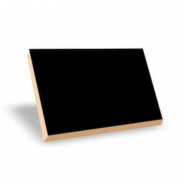 MDF Duratex 15mm275x183x1,5cm Preto Cristallo | MadeiraMadeira