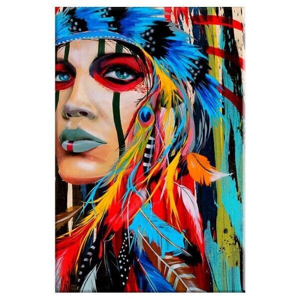 Tela Decorativa India Apache Grande | MadeiraMadeira