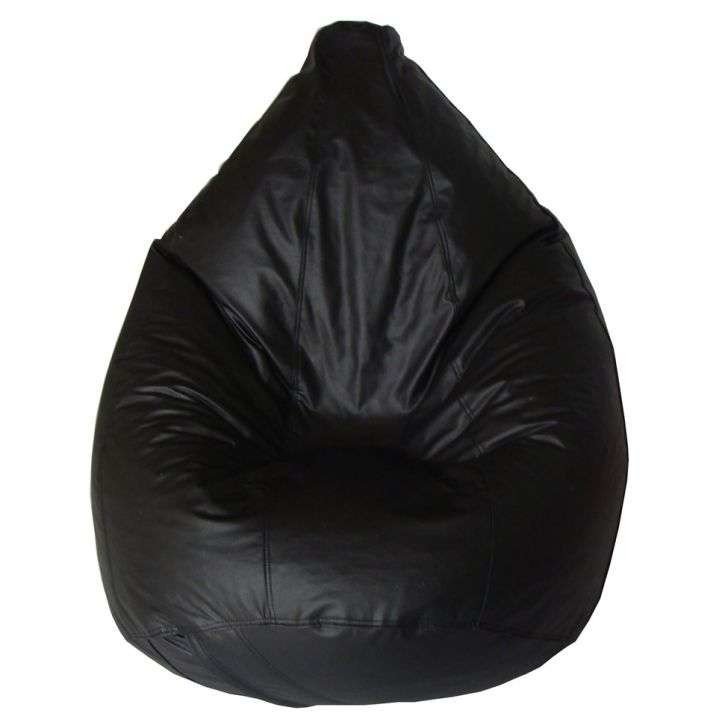 Puff Pêra Grande Couro Sintetico | MadeiraMadeira