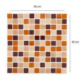Pastilha Vidro Lisa 2m² Mix Marrom | MadeiraMadeira