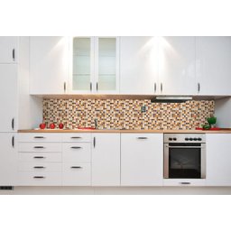 Pastilha Vidro Lisa 2m² Mix Marrom | MadeiraMadeira