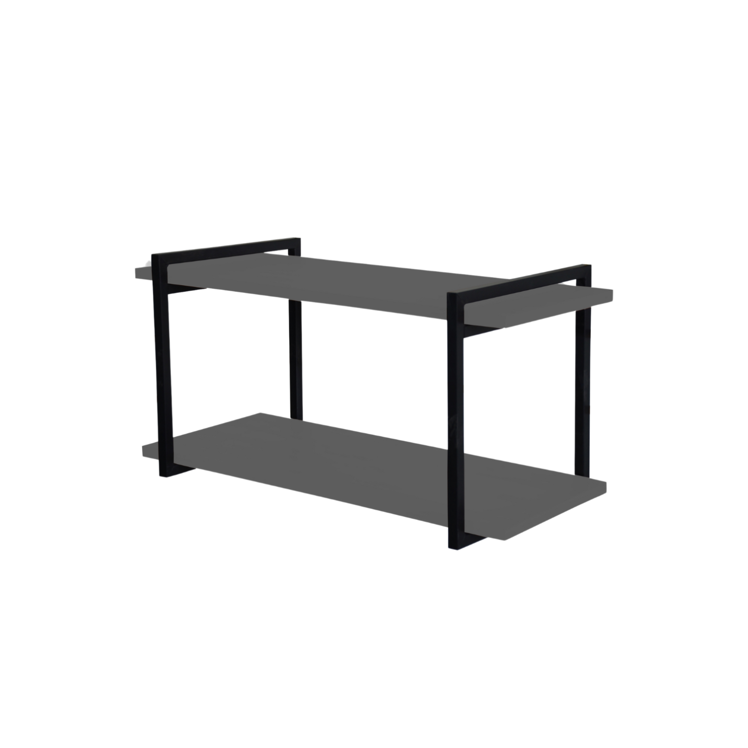 Nicho Metalon Duplo Organizador 70x20 Preto/cinza Escuro 02 ...