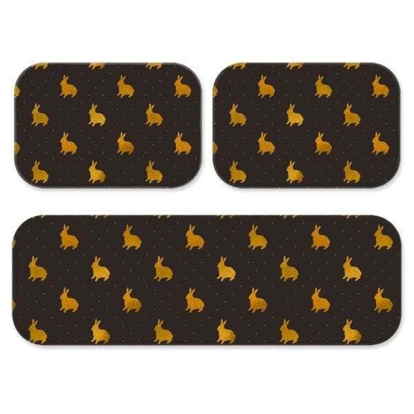 Kit 3 Tapetes Decorativos Páscoa Premium Único | MadeiraMadeira
