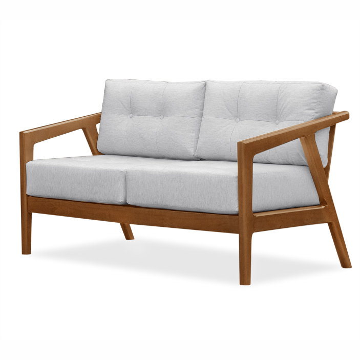 Sofás Poltronas 2 Lugares Luxemburgo - Linho Palha 1026 B | MadeiraMadeira