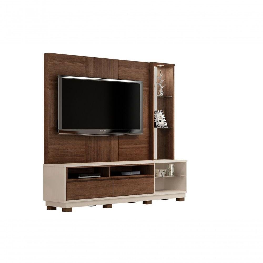 Home Nevada para Tvs Ate 65 Polegadas Valdemoveis Chocolate/off White ...