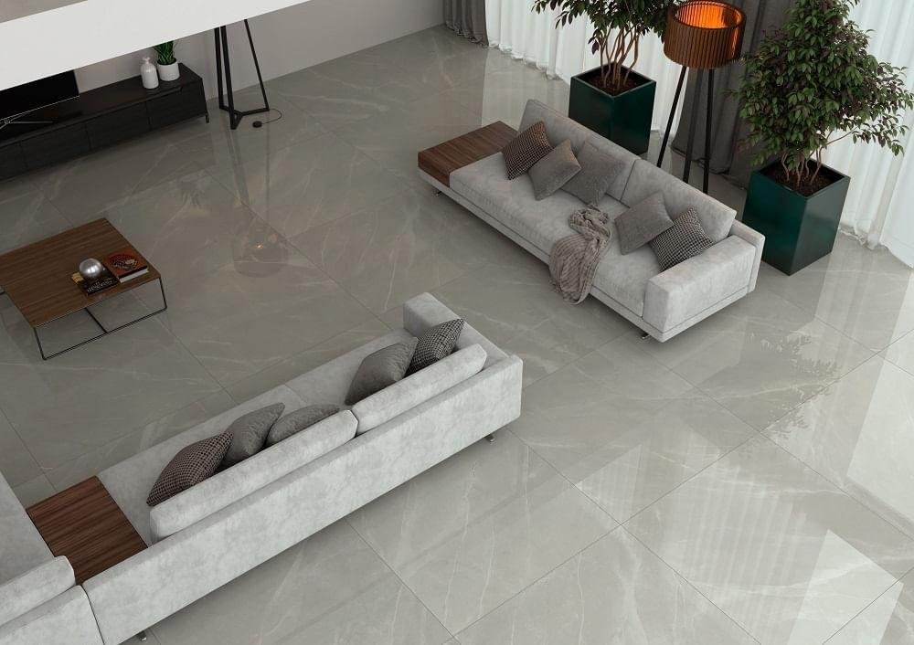 Porcelanato Valenciano Gris 120X120 Polido Caixa 1,44M2 Eliane ...
