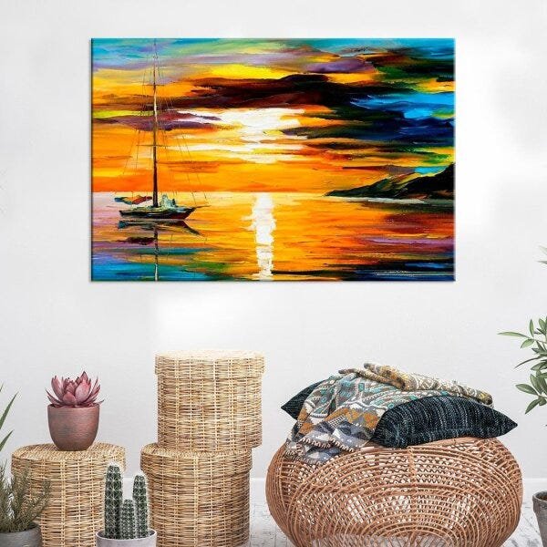 Tela Decorativa Mar Médio | MadeiraMadeira