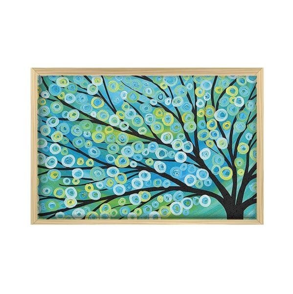 Quadro com Moldura Árvore Painted MADEIRA CLARA - Grande | MadeiraMadeira