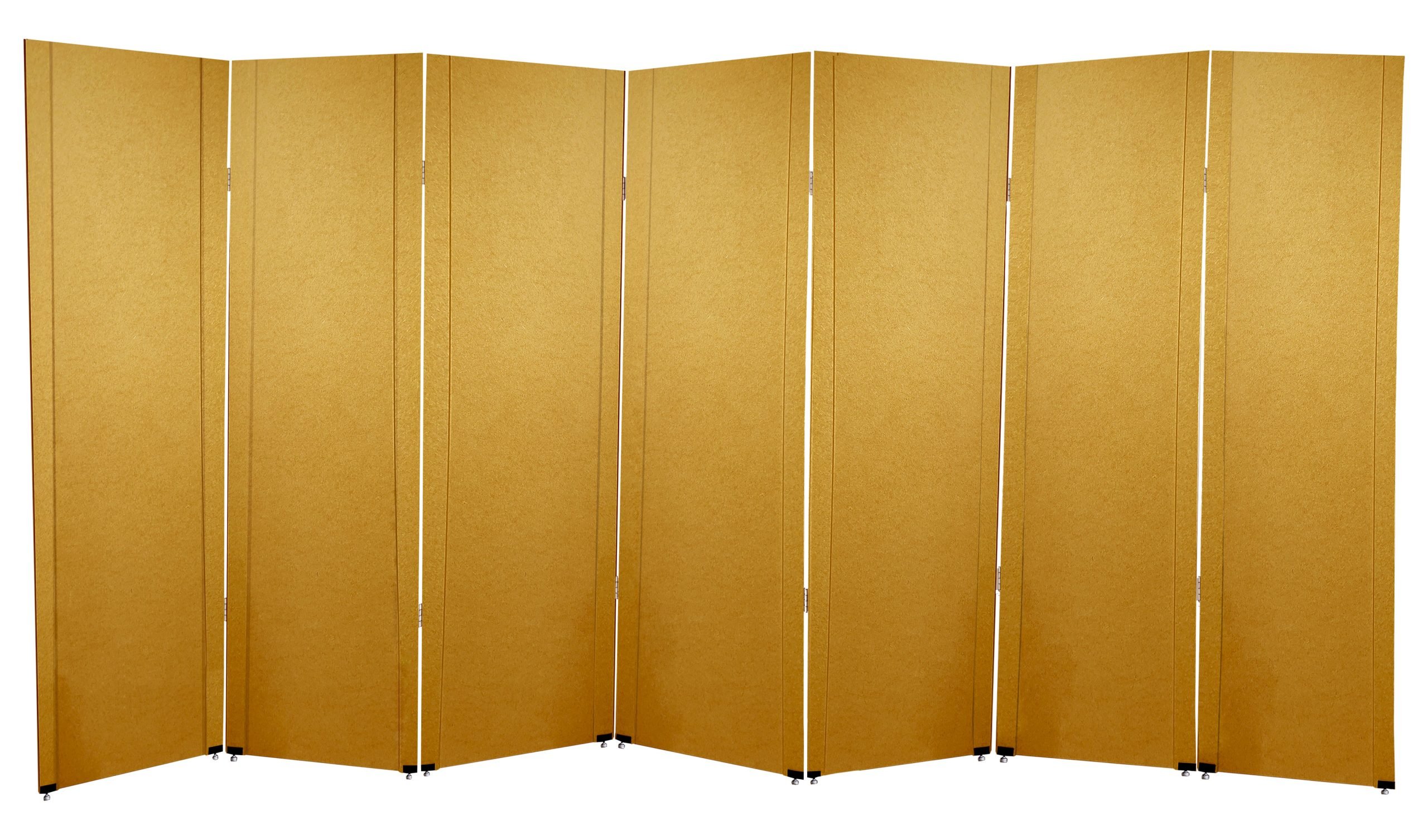 Biombo Liso Reto 7 Folhas c/ 14 Pezinhos | MadeiraMadeira