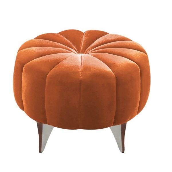 Puff Decorativo Abóbora Slim Maple Ref 1601 | MadeiraMadeira