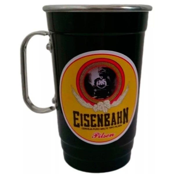 Caneca Copo com Alça Termica Cerveja Personalizada Aluminio ...