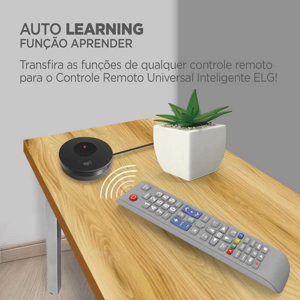 Controle Remoto Universal Inteligente Wi-fi Elg | MadeiraMadeira