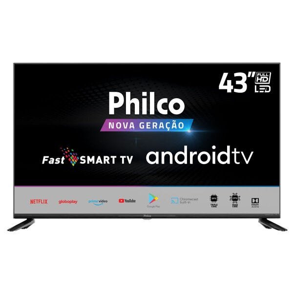 Smart TV Philco 43 Polegadas PTV43Agcg70Blf LED Android Bivolt ...