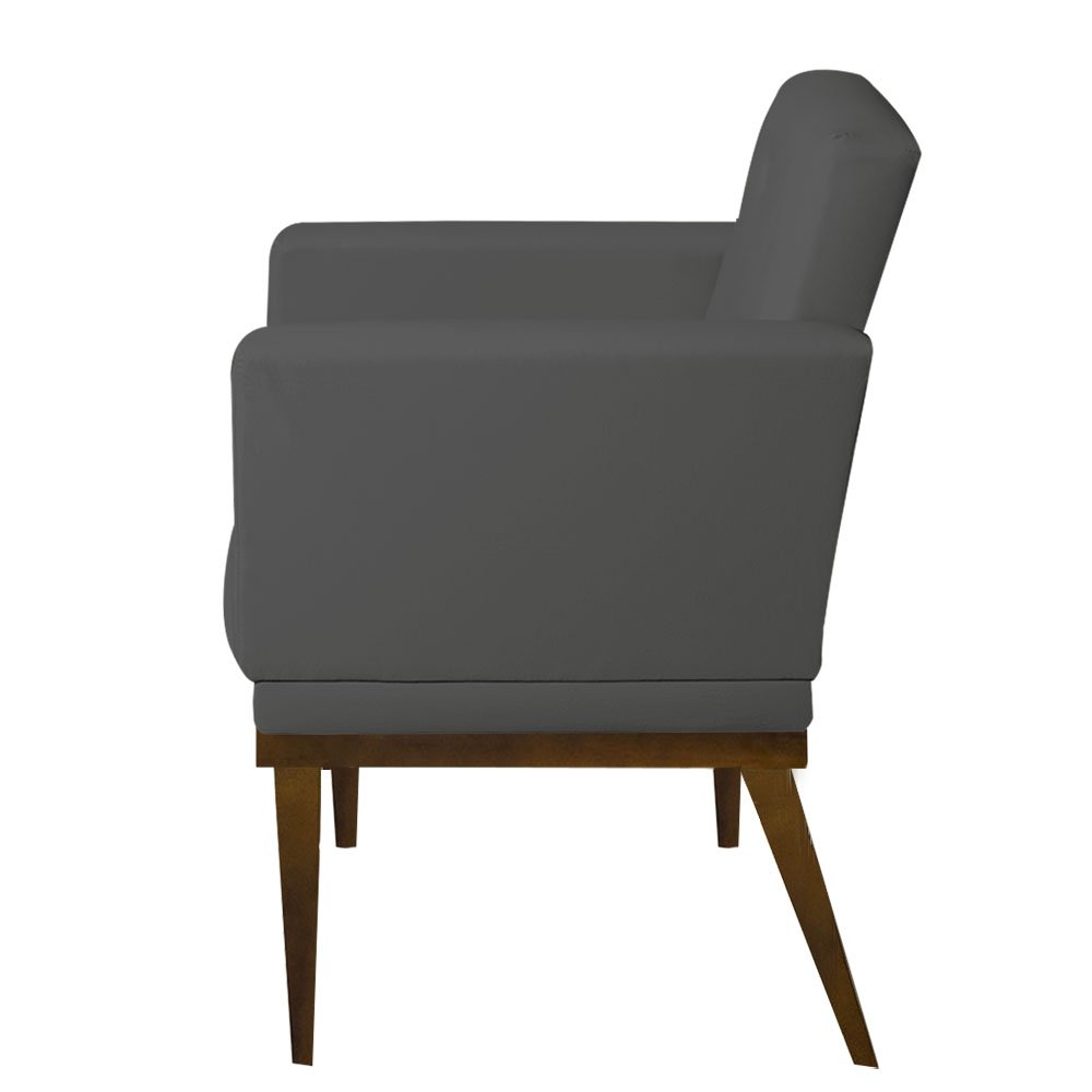 Kit 2 Poltrona Decorativa para Recepção Sala de Espera Clinica LUIS XV ...