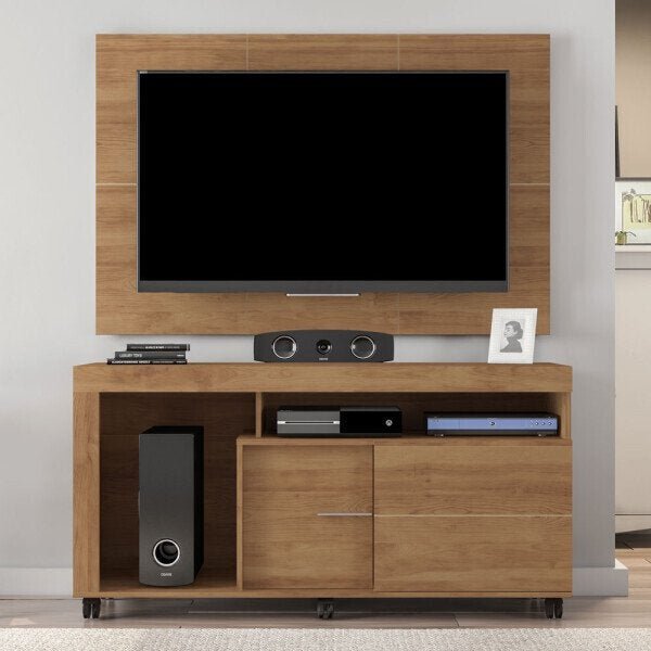 Rack e Painel Prince para TV de 50 Polegadas Caemmun | MadeiraMadeira